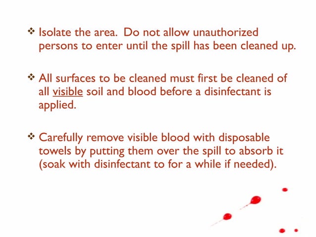 Blood spills | PPT