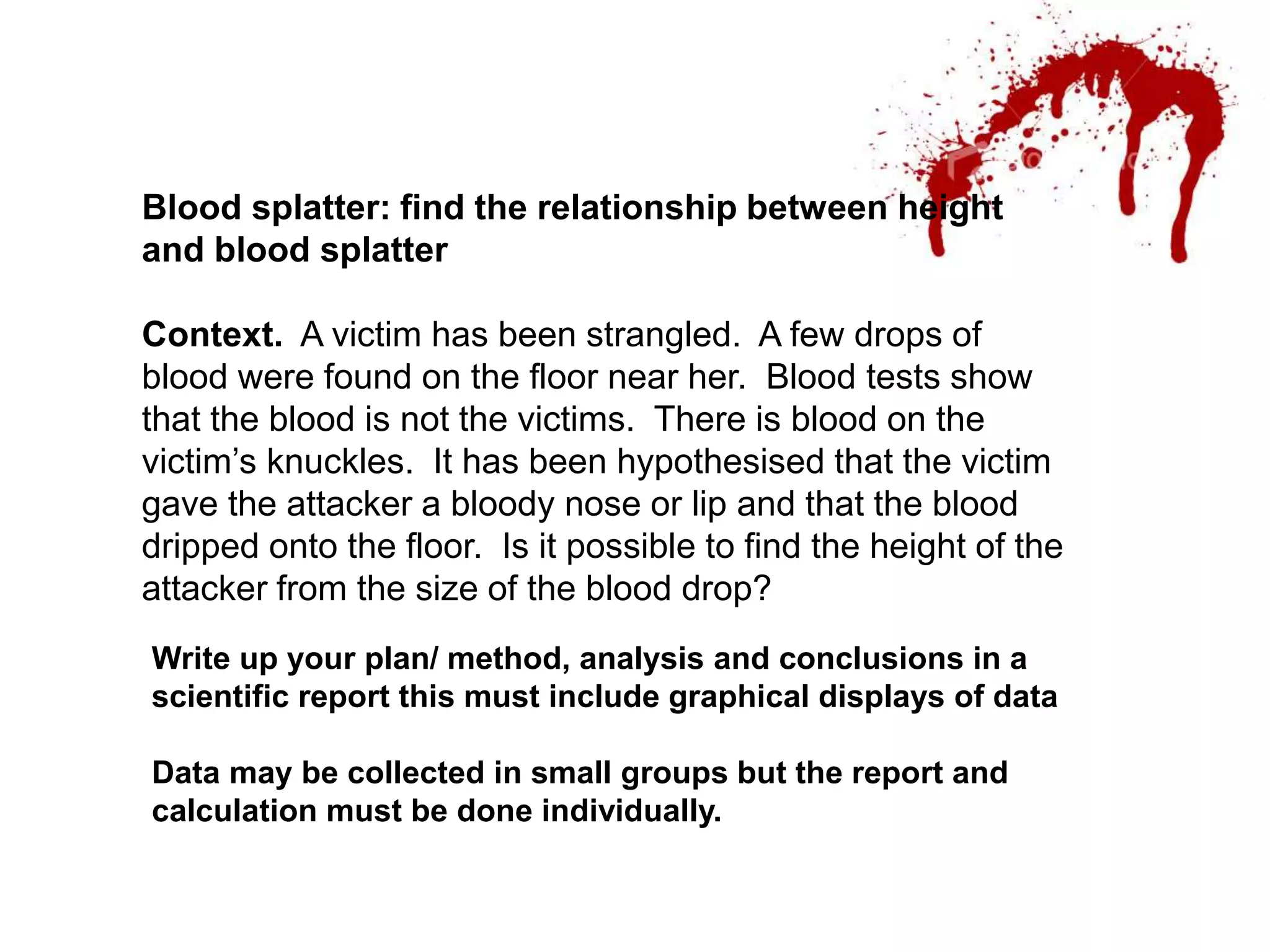 Blood Splatter | PPTX
