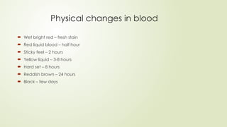 Blood stain Analysis in Forensic Medicine.pptx
