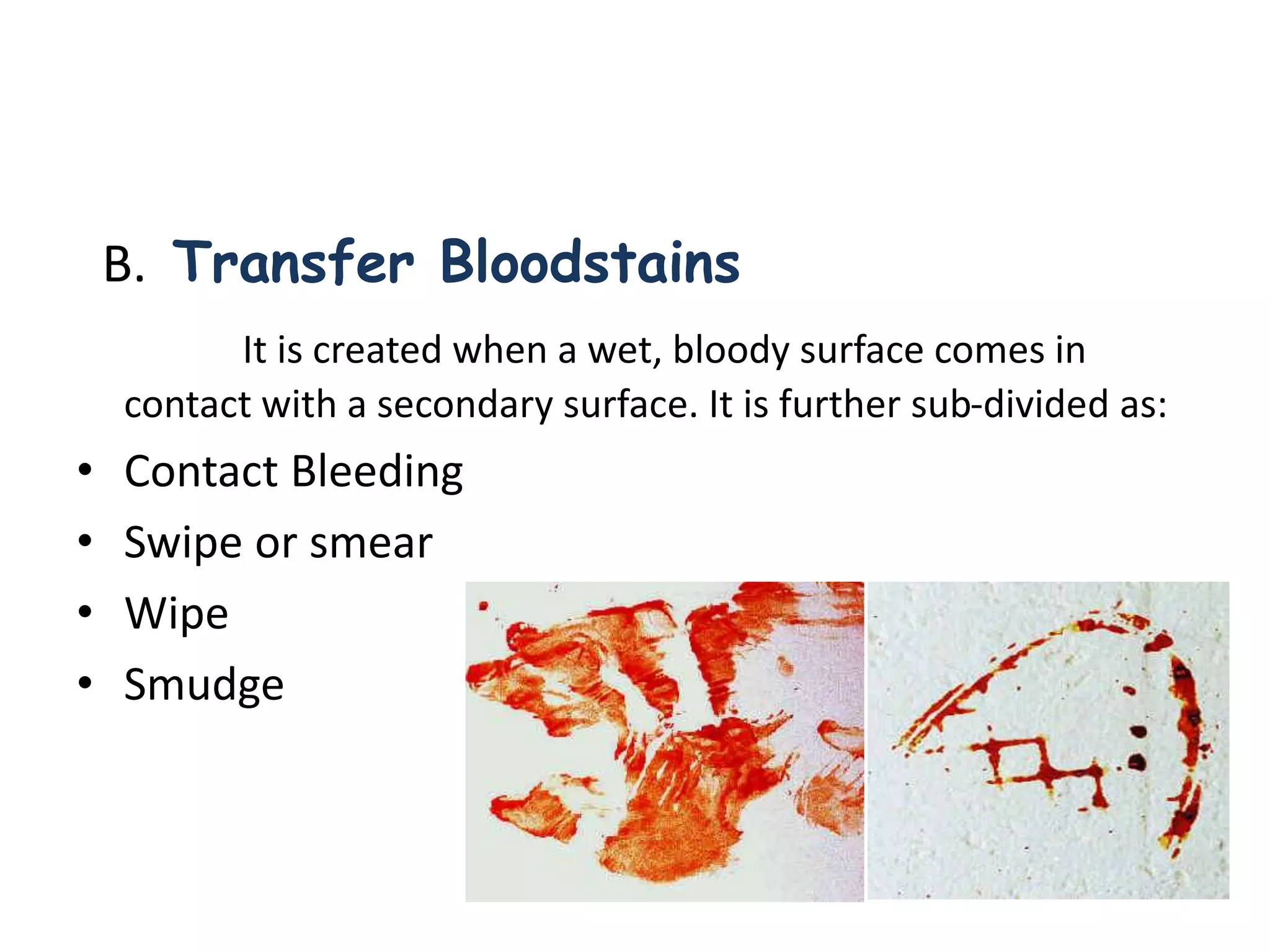 Blood stain pattern analysis | PPT