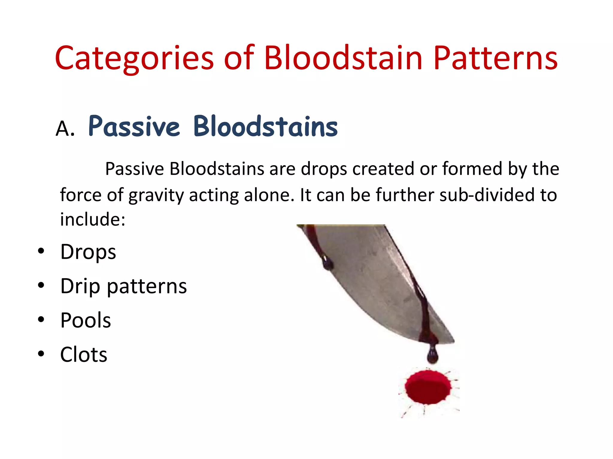 Blood stain pattern analysis | PPT