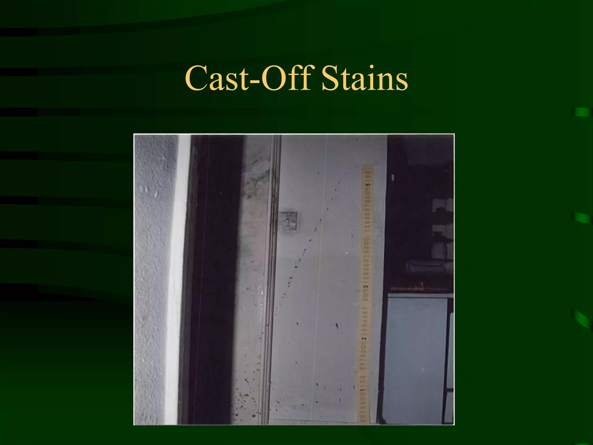 Bloodstain pattern recognition | PPTX