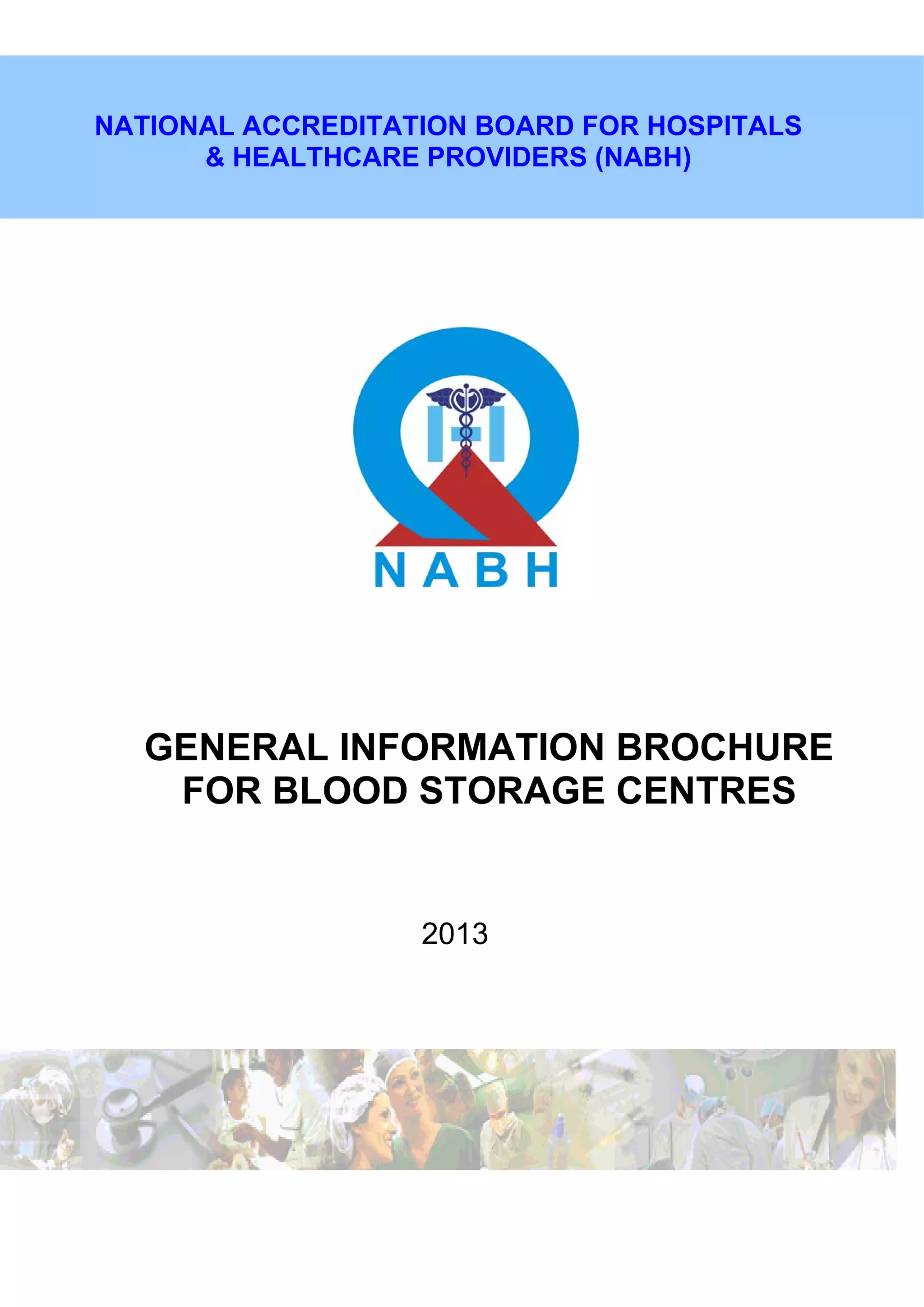 Blood storage - NABH | PDF