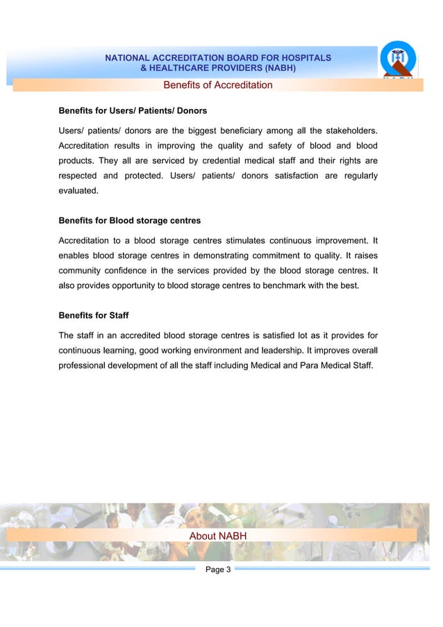 Blood storage - NABH | PDF