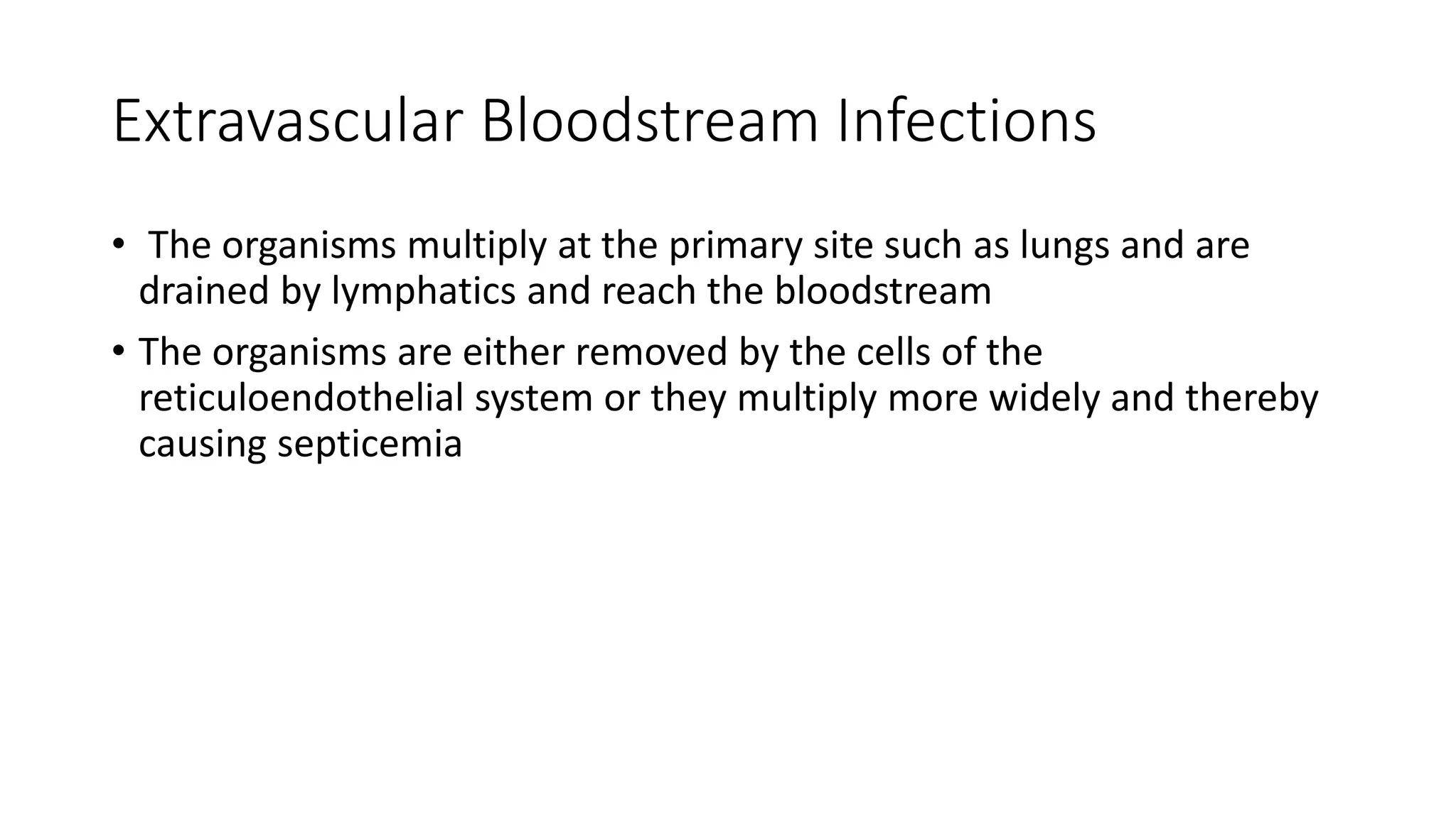 blood stream infections in microbiology CBME curriculum | PPTX
