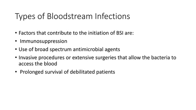 blood stream infections in microbiology CBME curriculum | PPTX