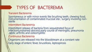 Bloodstream infections& infections causing anaemia | PPTX