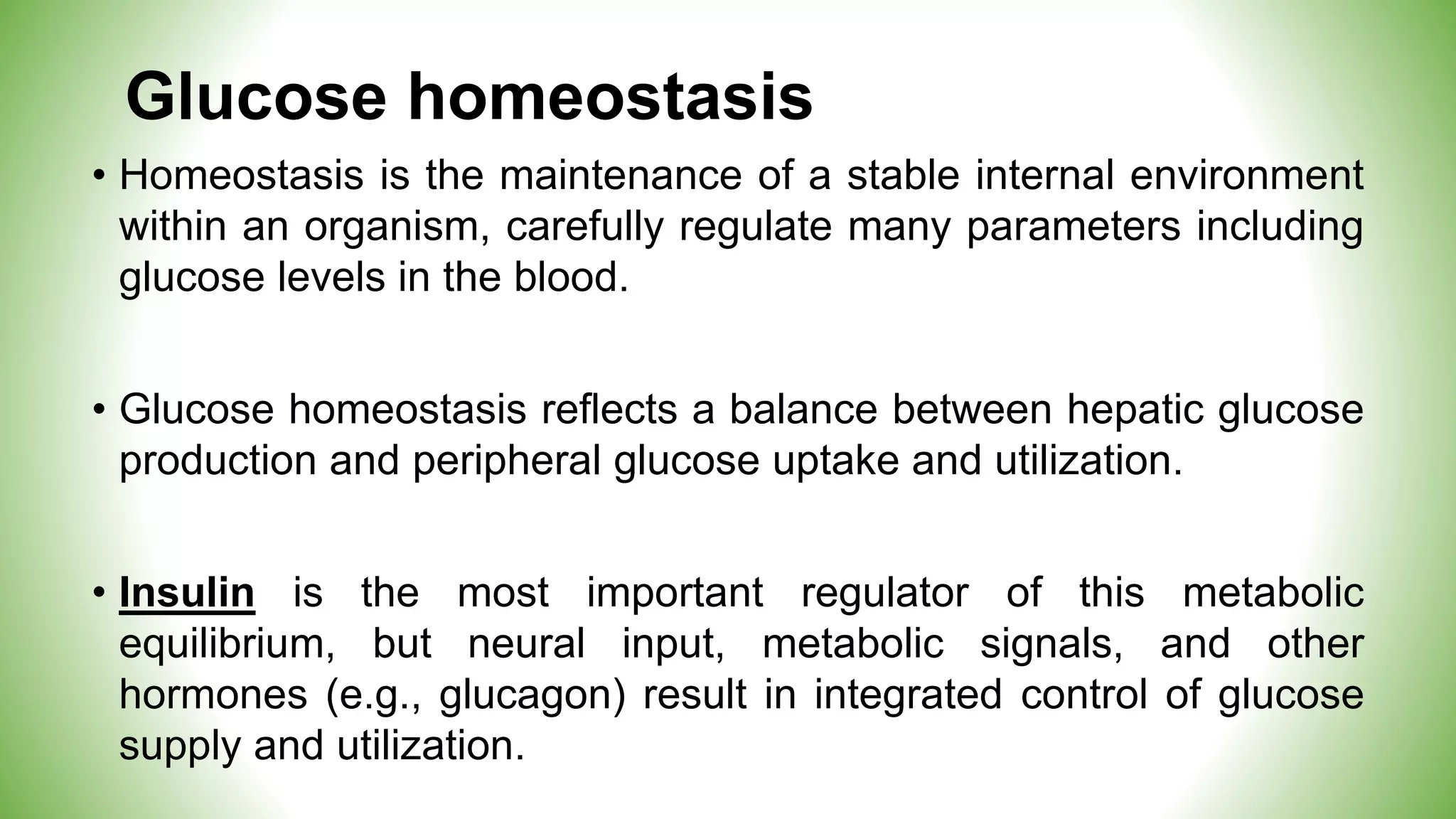 Blood sugar homeostasis | PPTX | Endocrine and Metabolic Diseases ...