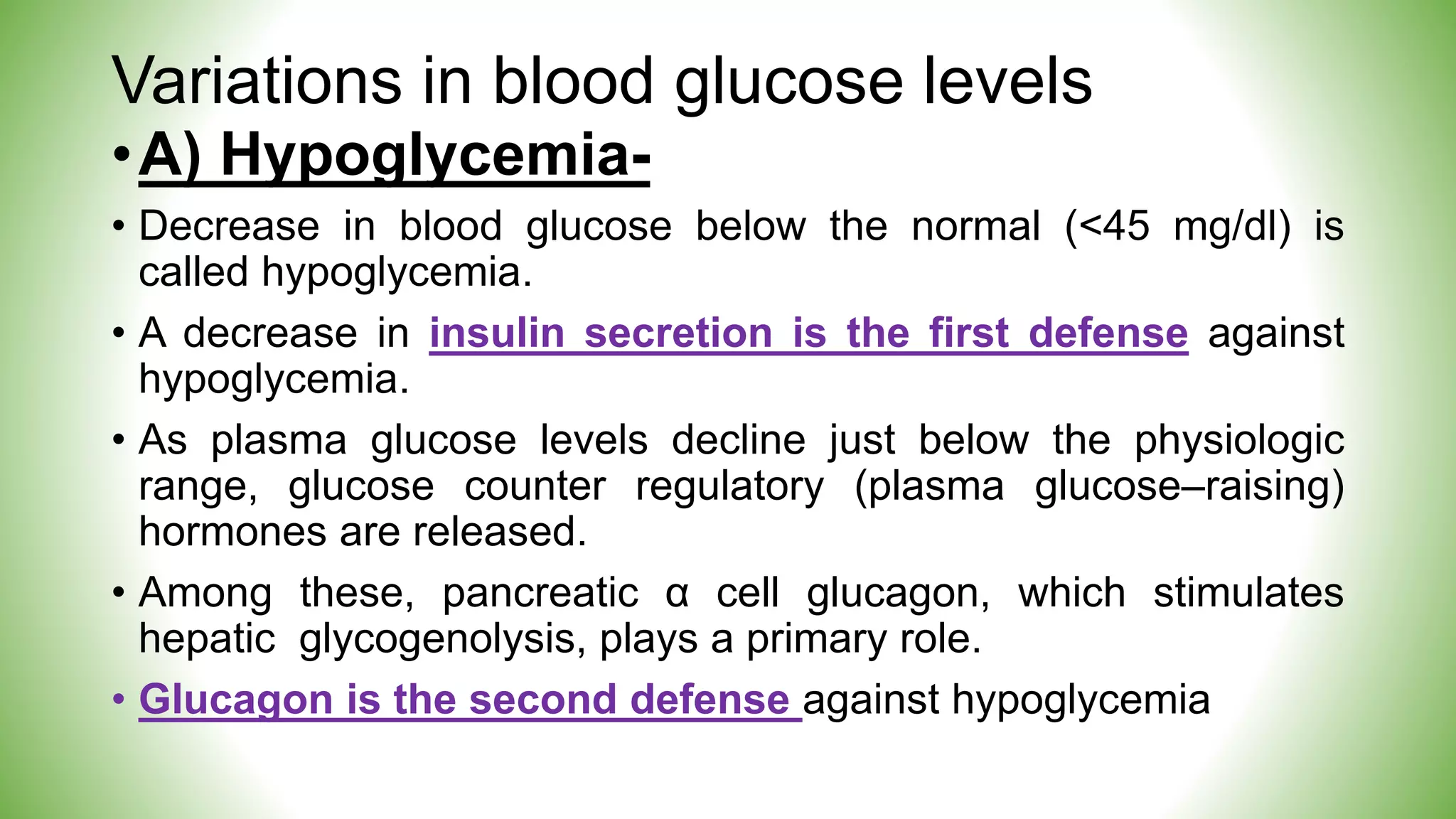 Blood sugar homeostasis | PPTX