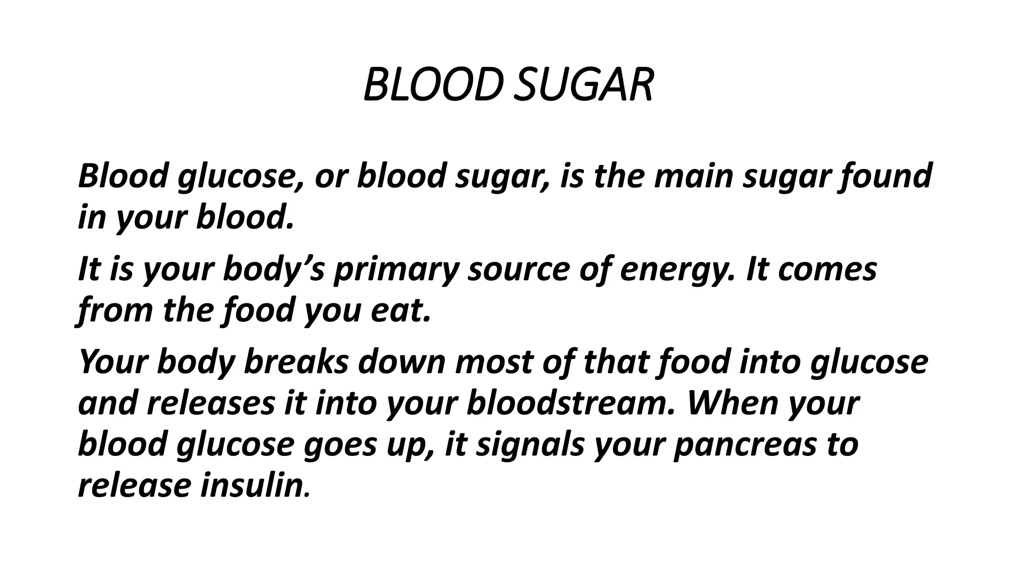 Blood Sugar Presentation.pptxjjkkkkkkkkkkk | PPTX