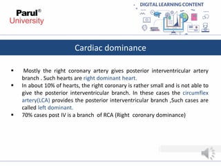 Blood supply of heart | PDF