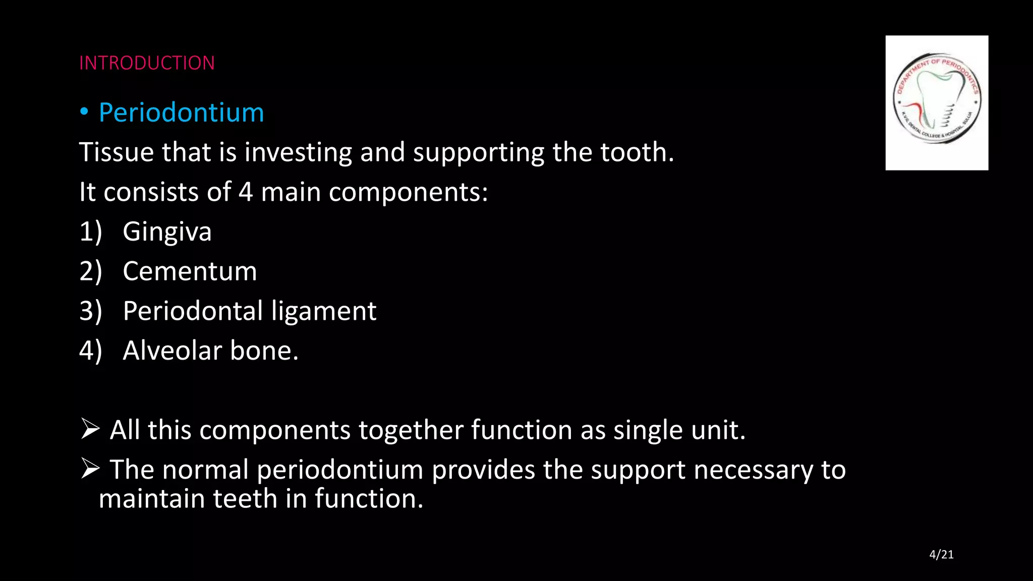 BLOOD SUPPLY FOR PERIODONTIUM | PPTX