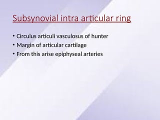 BLOOD SUPPLY OF FEMORAL NECK avascular necrosis | PPT
