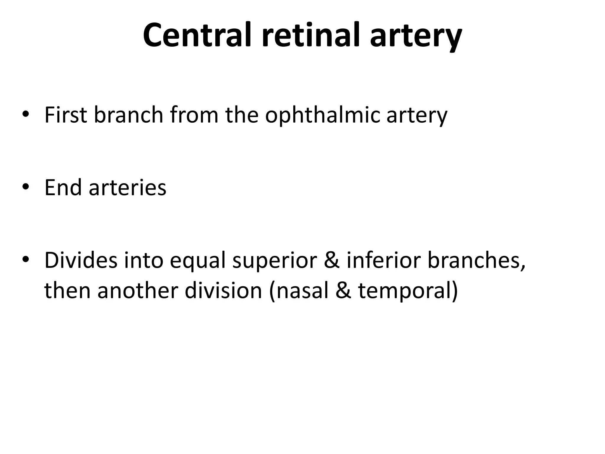 BLOOD AND NERVE SUPPLY OF EYE | PDF