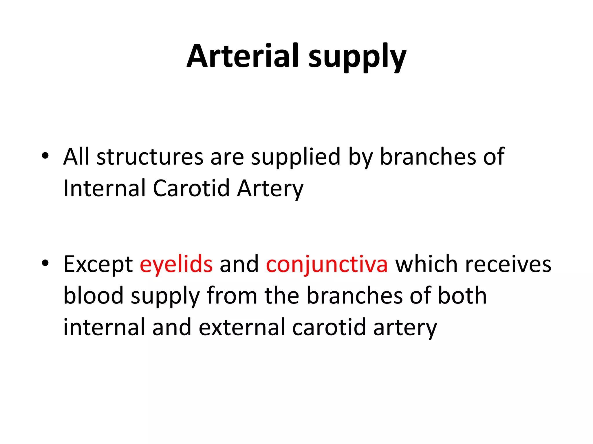 Blood Supply Of Eye and Optic Nerve | PPTX