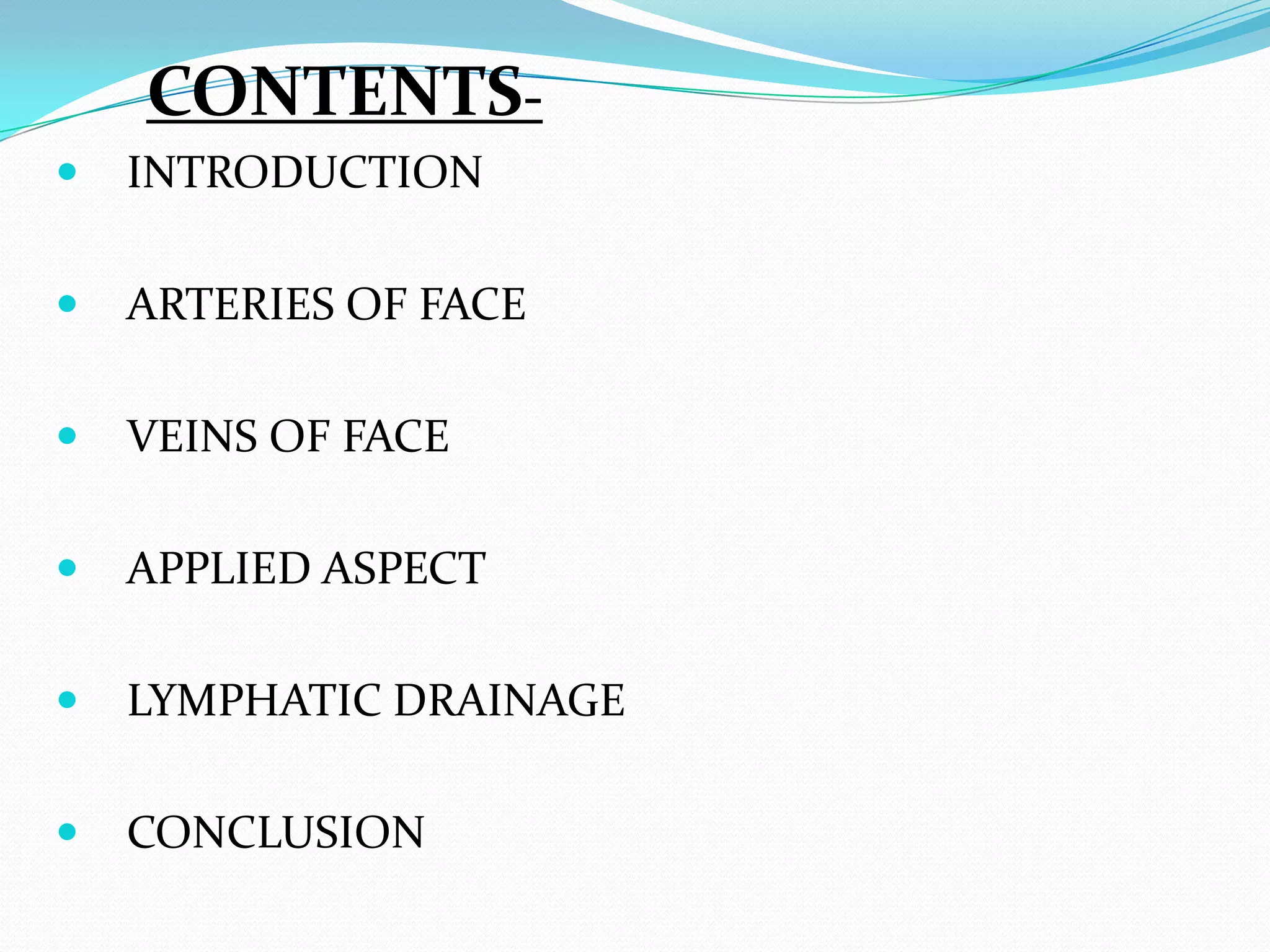 Blood supply of face | PPTX