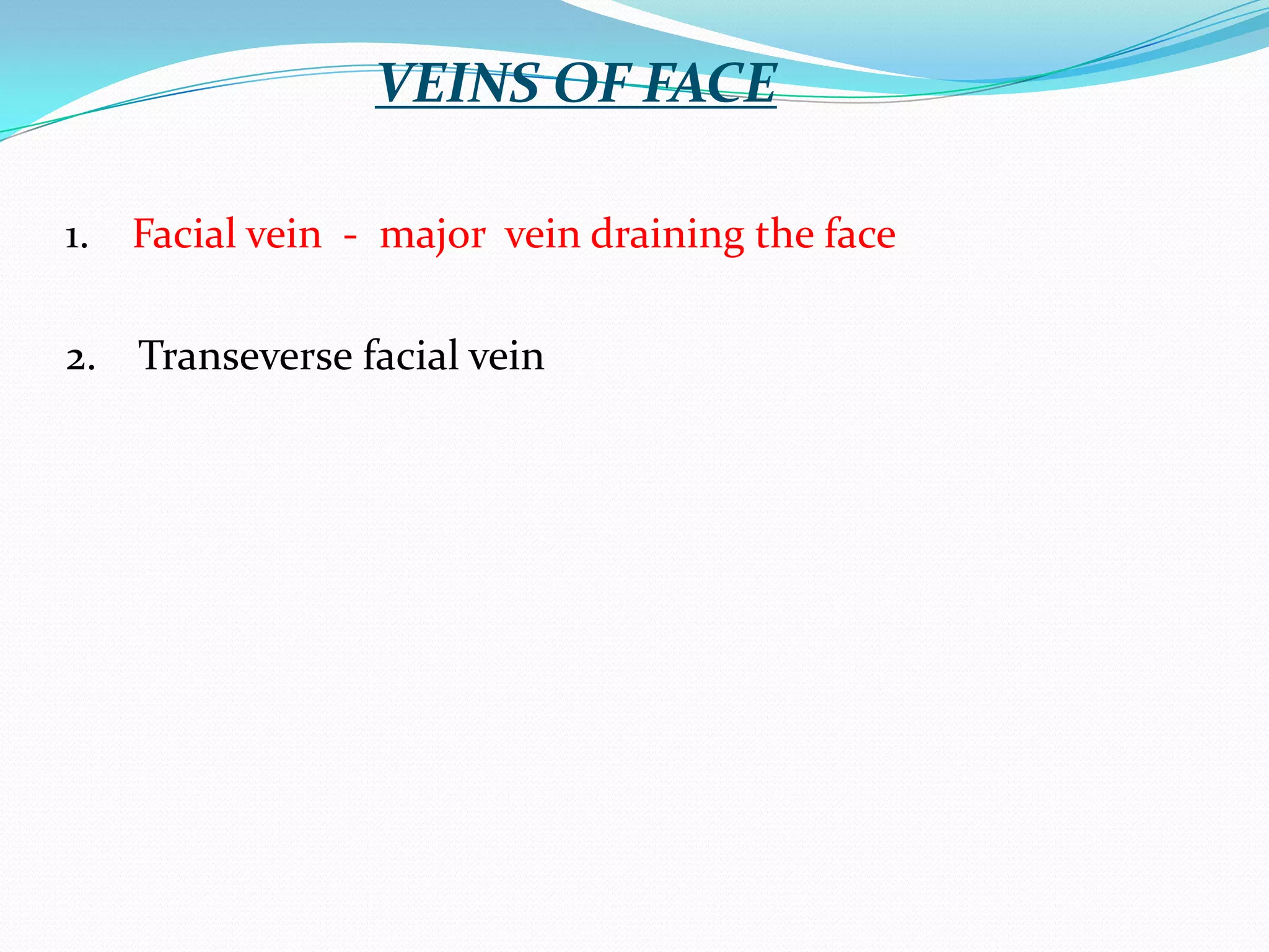 Blood supply of face | PPTX