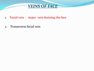 Blood supply of face | PPTX