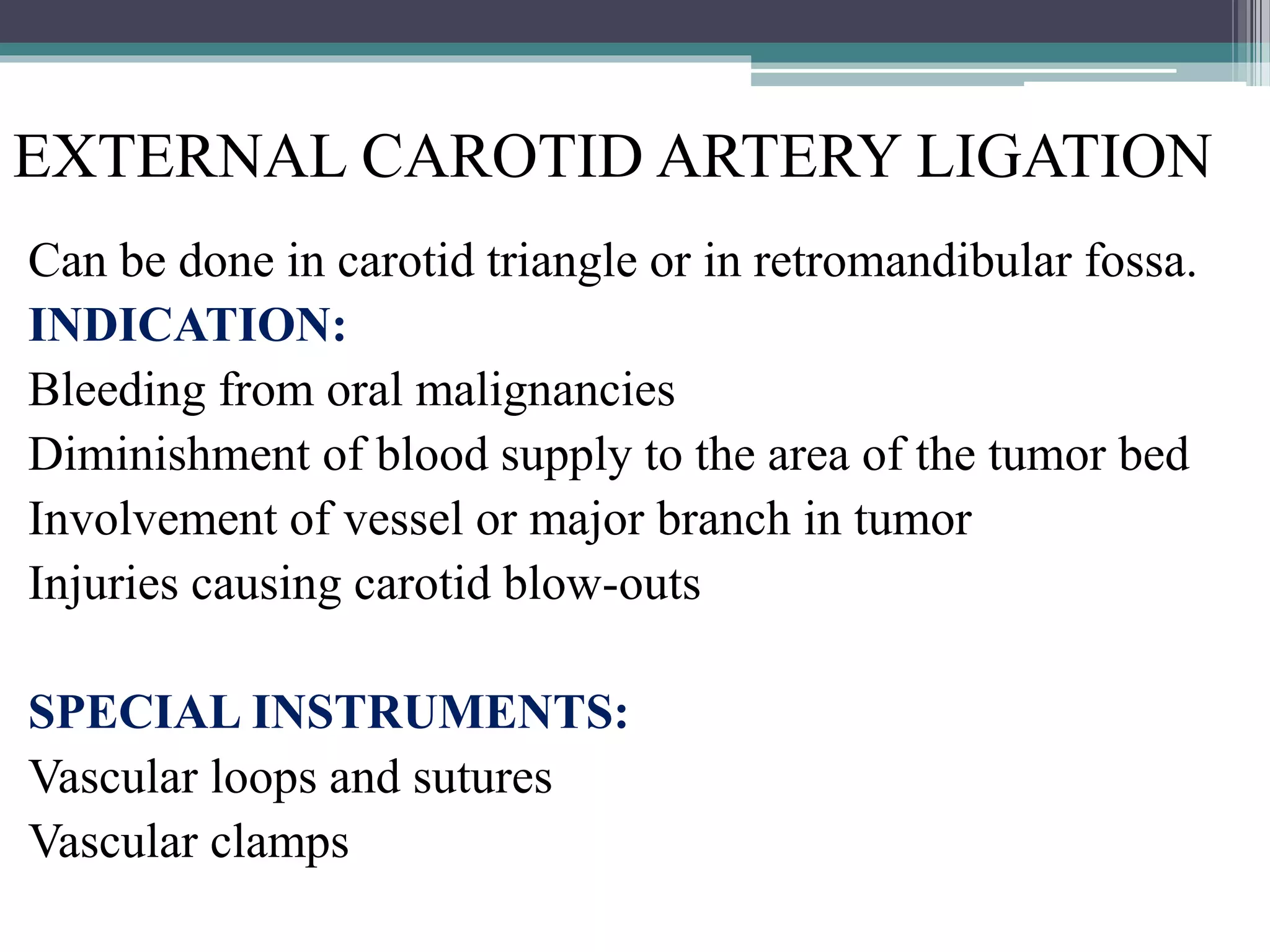 Arteries of Head and Neck | PPTX