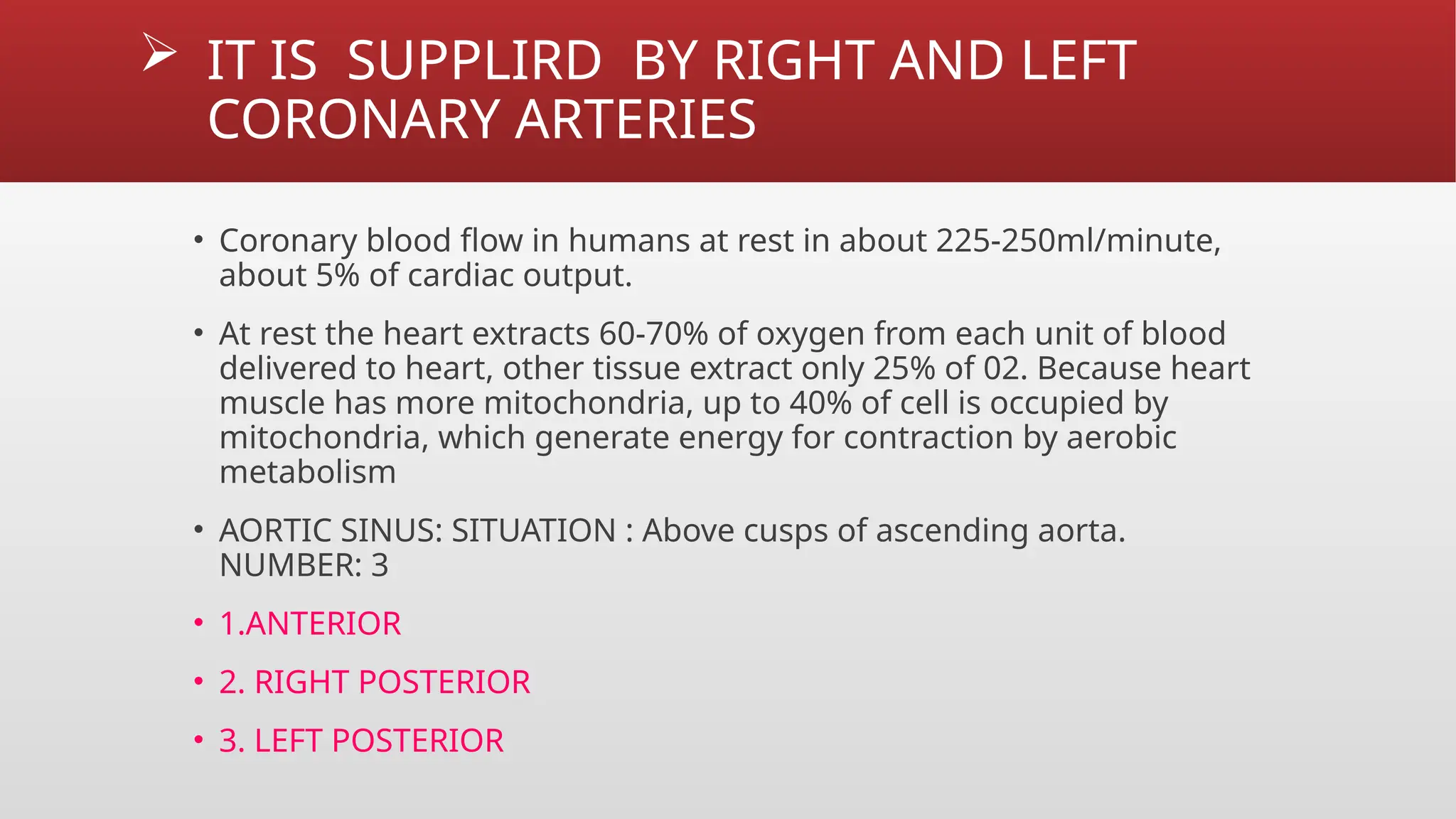BLOOD SUPPLY OF HEART attack and the people around you respect .pptx