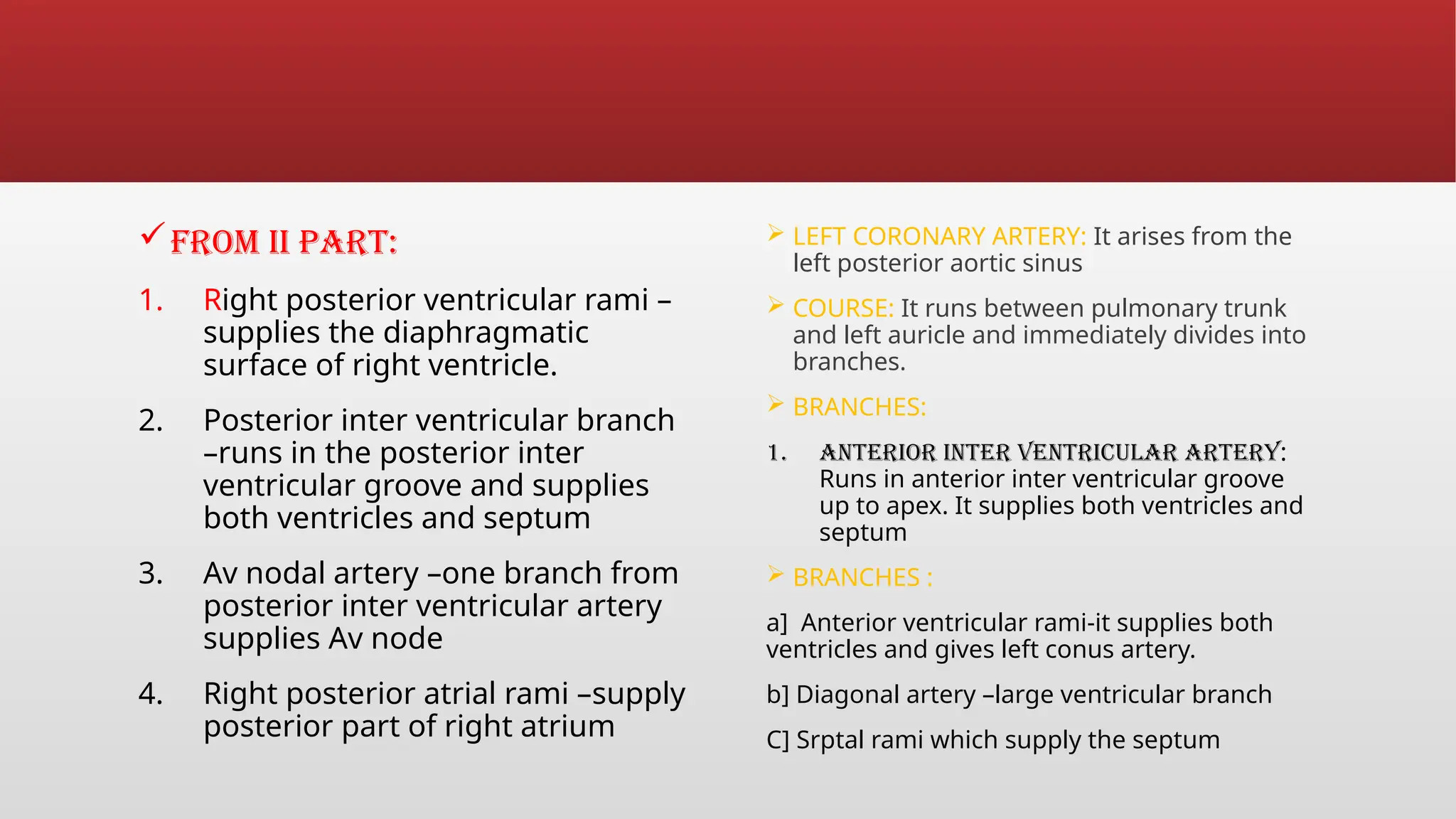 BLOOD SUPPLY OF HEART attack and the people around you respect .pptx