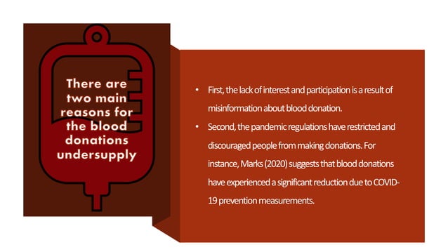 Blood supply shortage | PPT