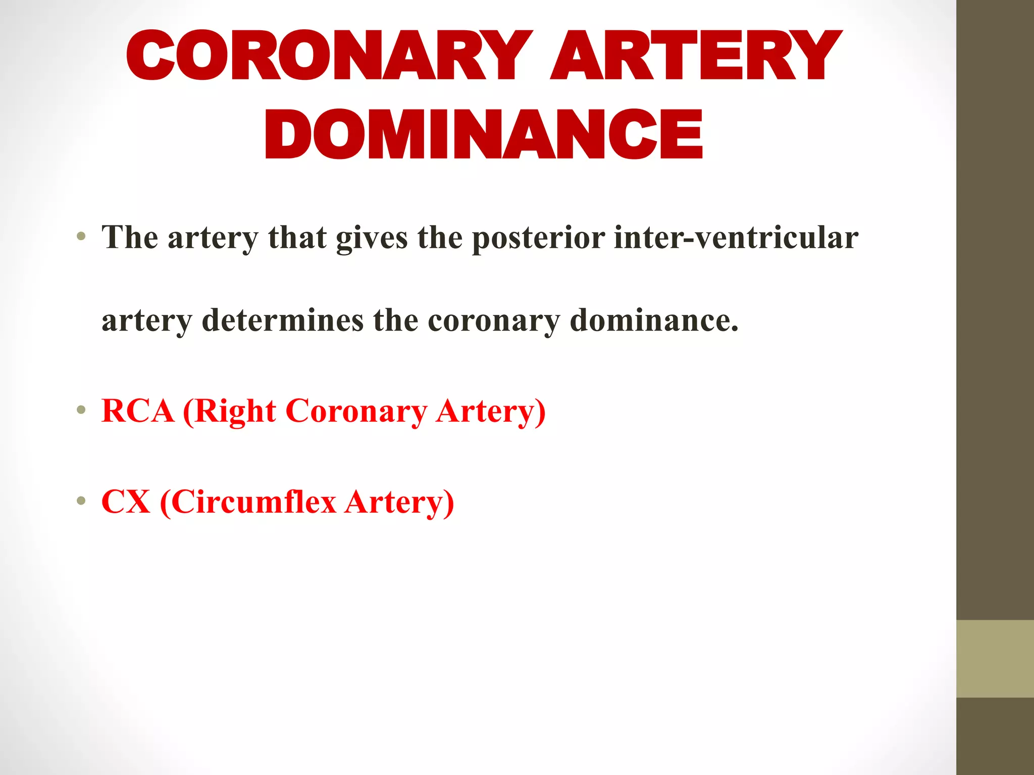 Blood supply to heart | PPTX