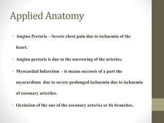 Blood supply to heart | PPTX