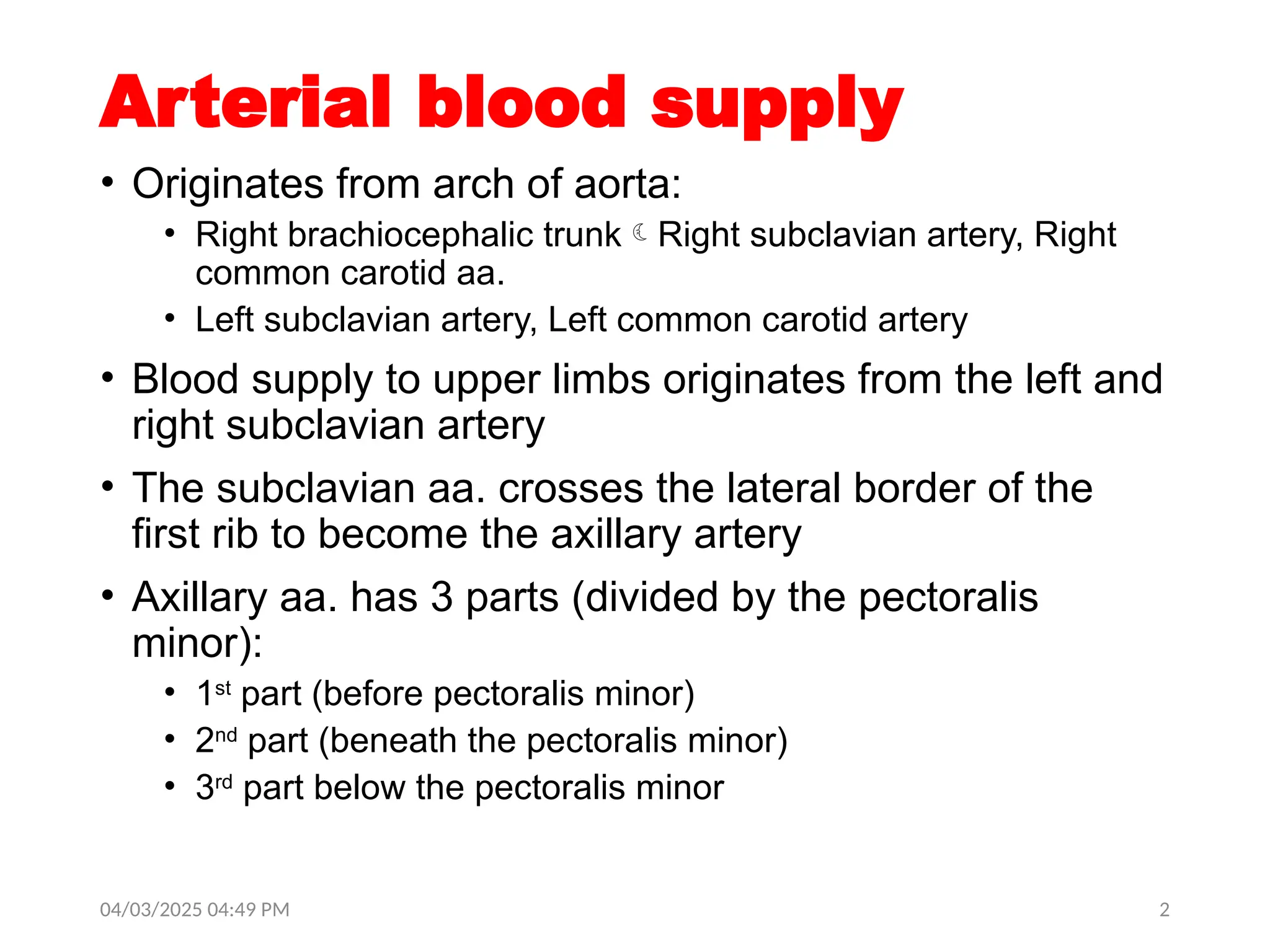 Arterial Blood supply to upper limbs.pptx