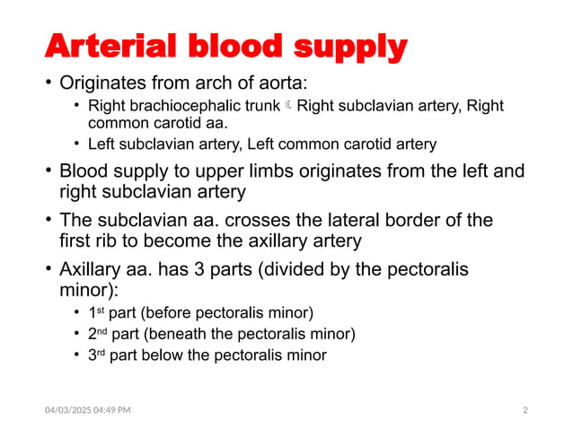 Arterial Blood supply to upper limbs.pptx