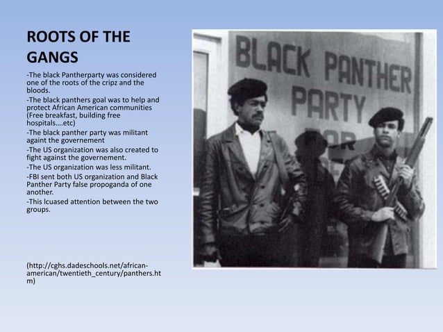 Bloods Vs Crips | PPTX