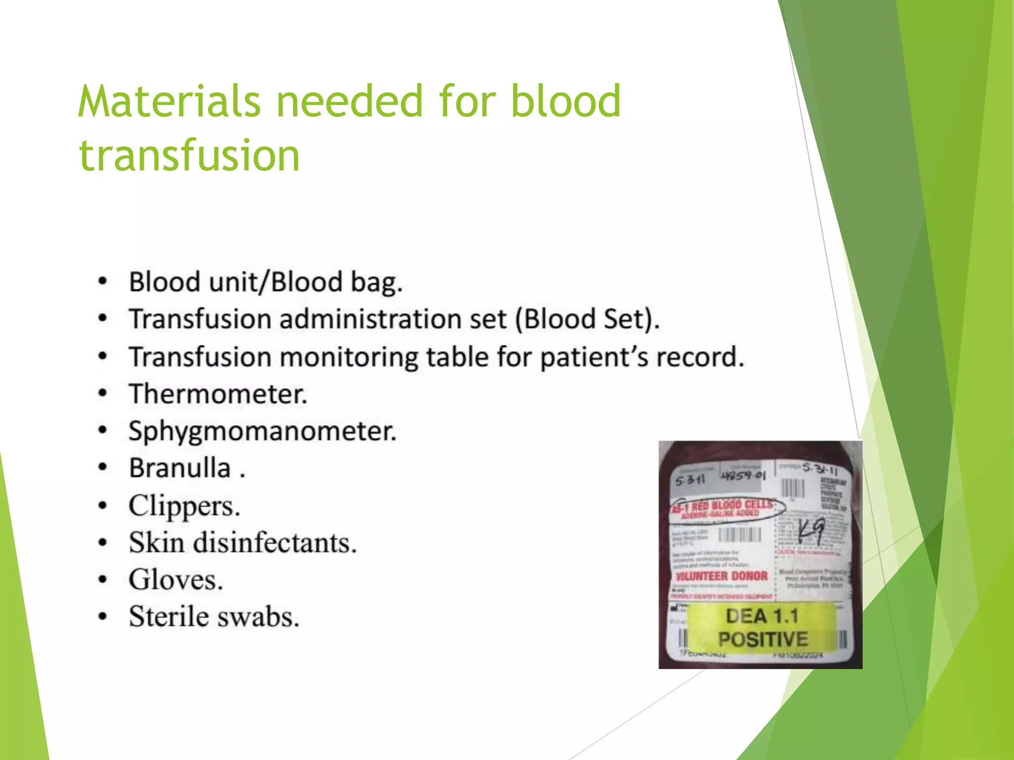 Blood transfusion in animals | PPTX