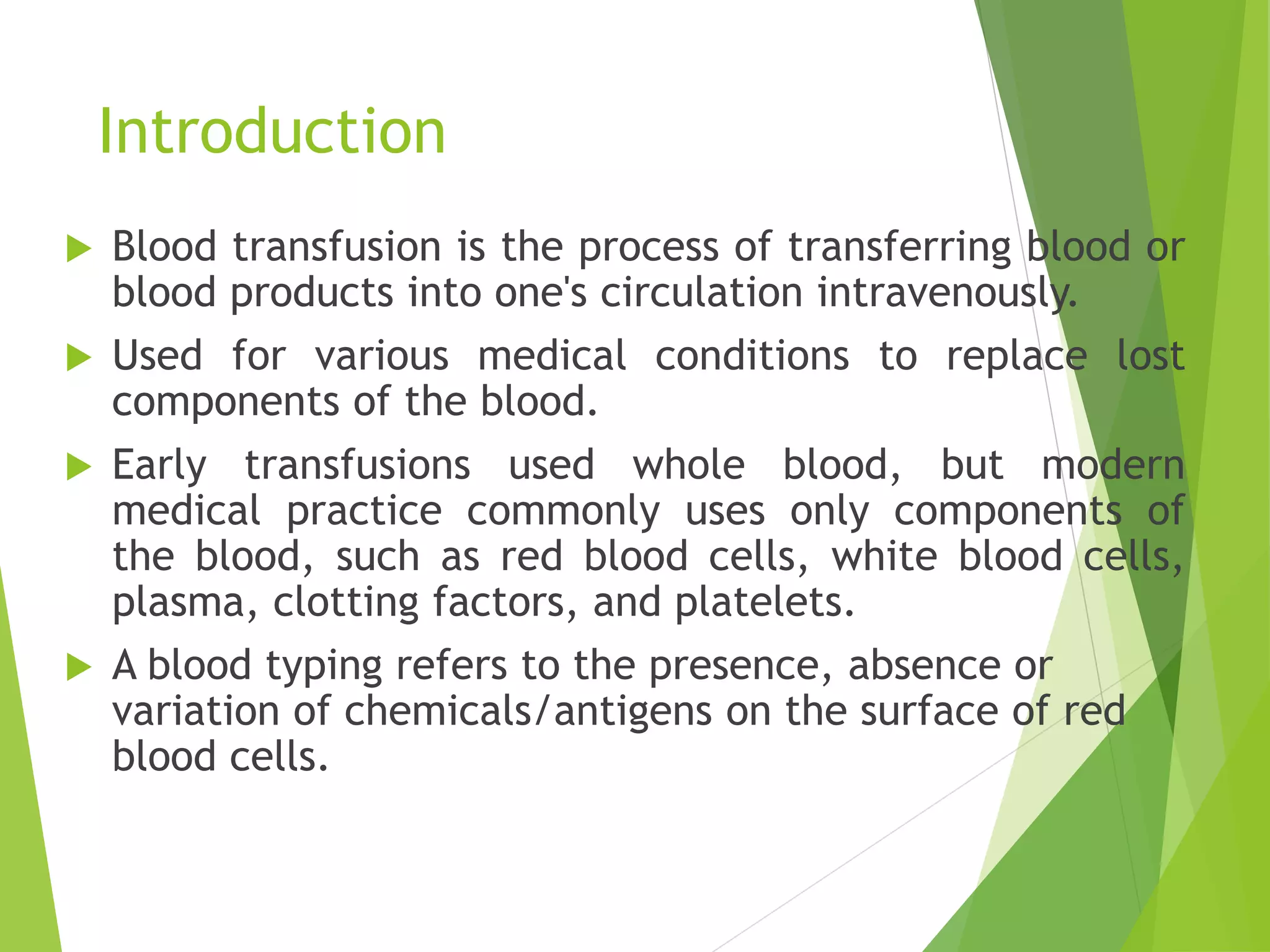 Blood transfusion in animals | PPTX