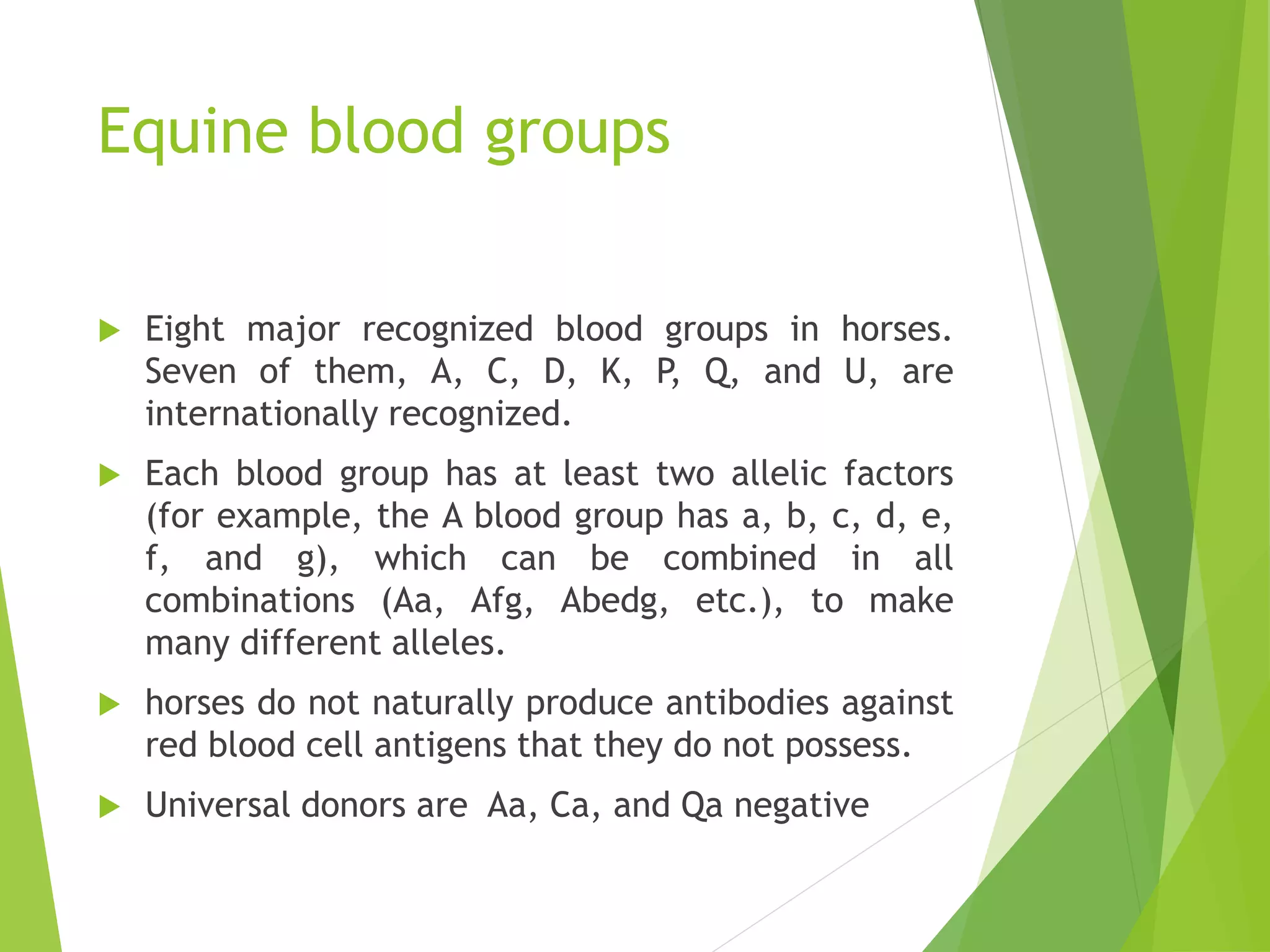 Blood transfusion in animals | PPTX