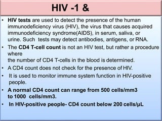 Blood test normal values and it's importance | PPTX