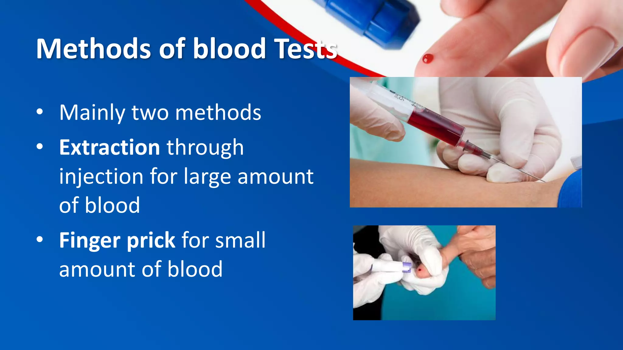 Blood tests | PDF
