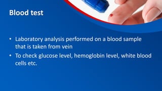Blood tests | PDF
