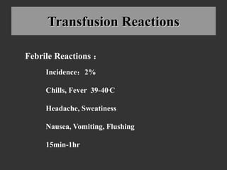 Blood transfusion | PPT