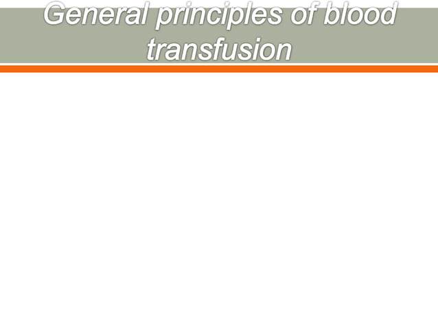 Blood trans | PPT