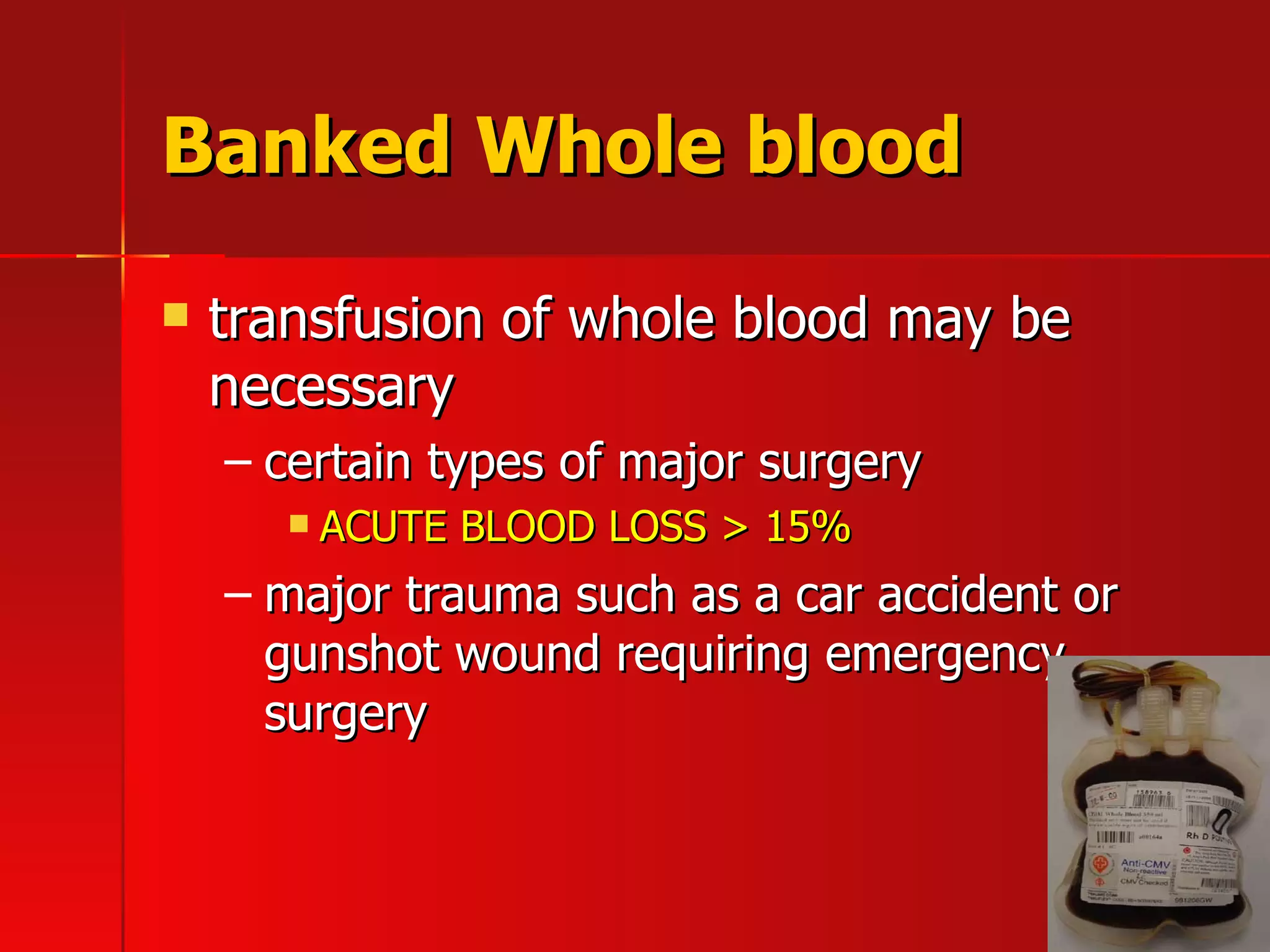 Blood Transfusion