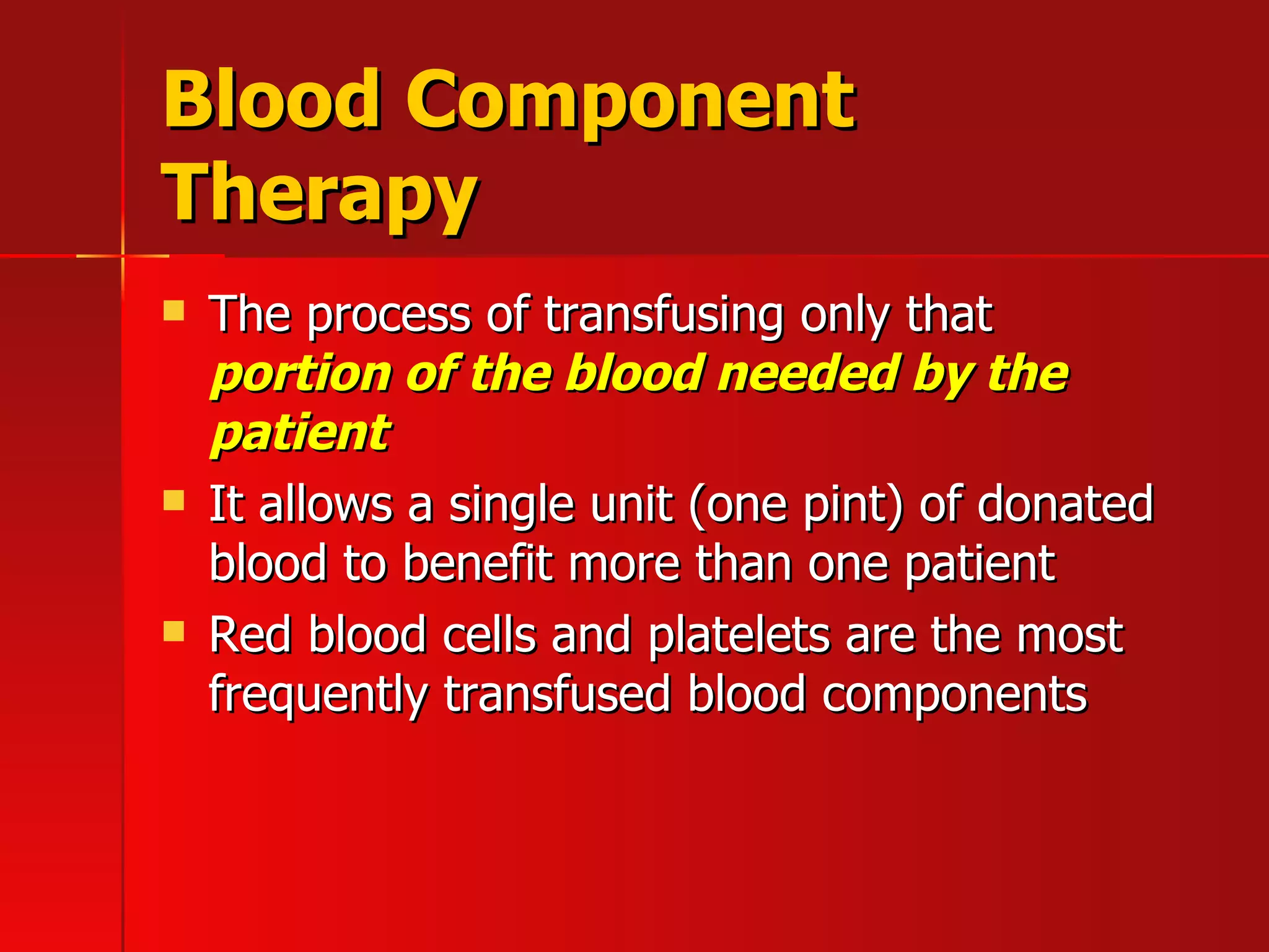 Blood Transfusion