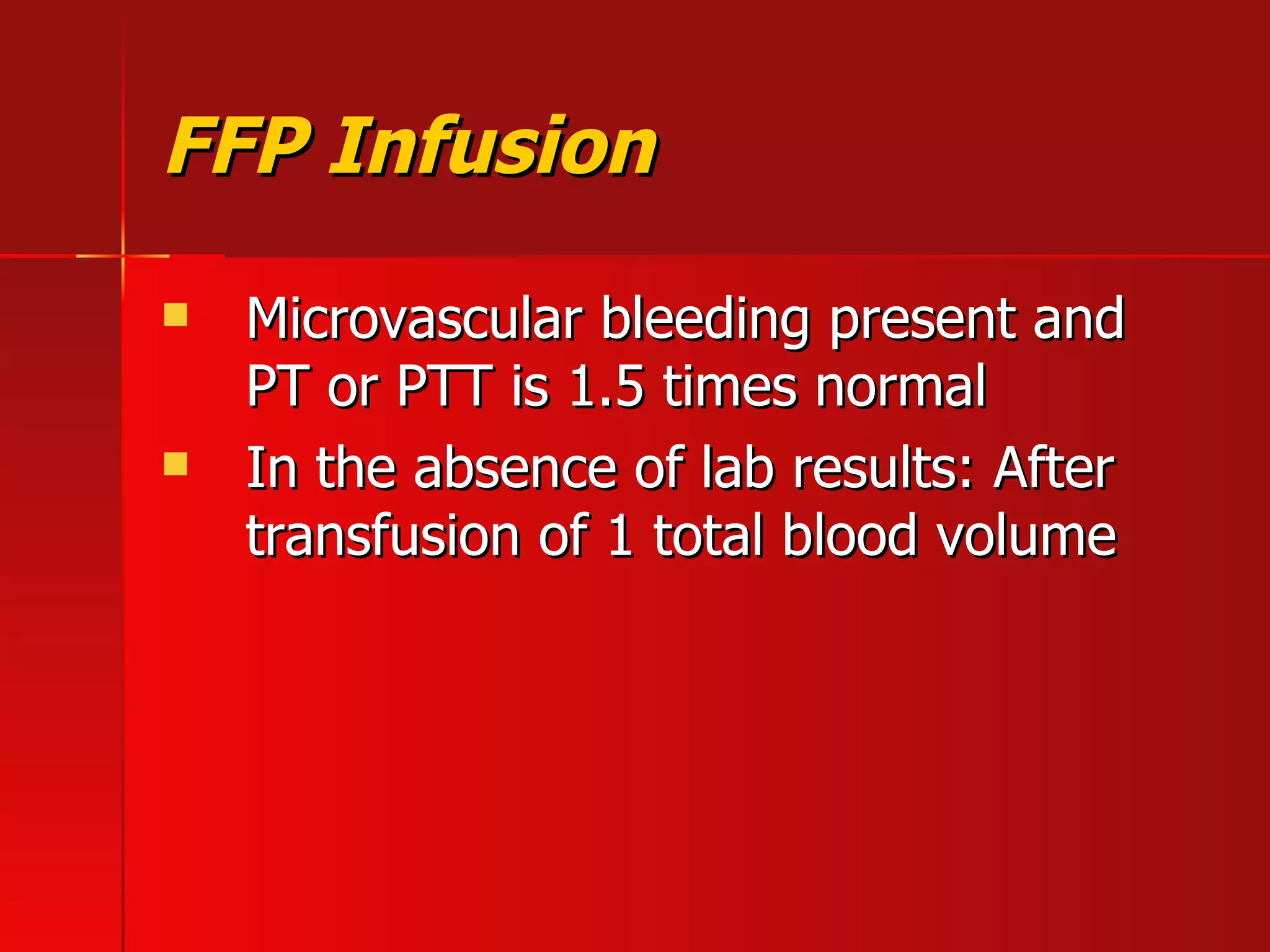 Blood Transfusion