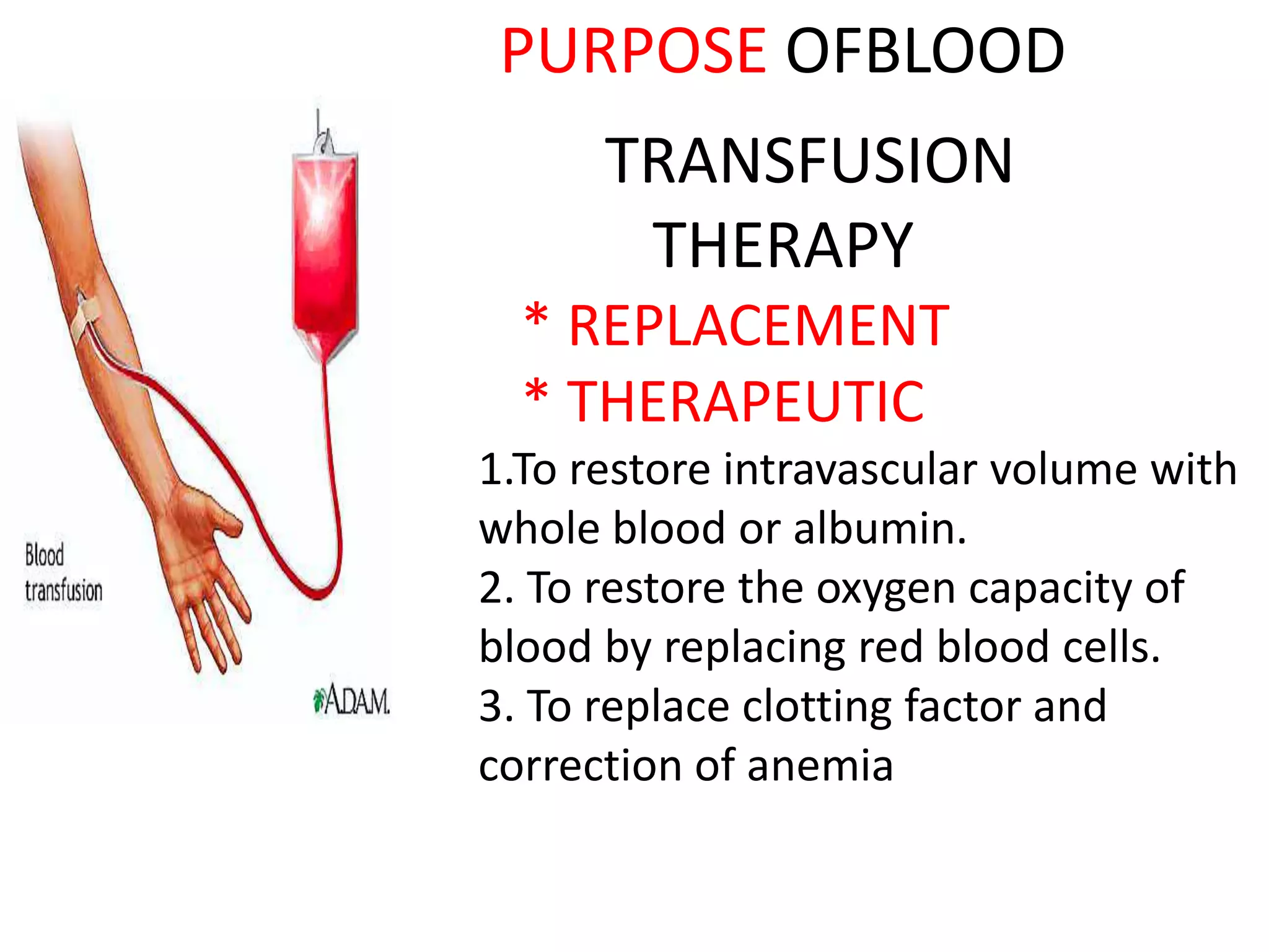Blood transfusion | PPTX