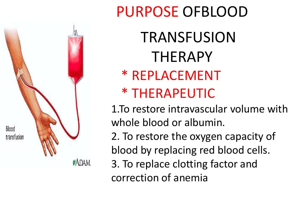 Blood transfusion