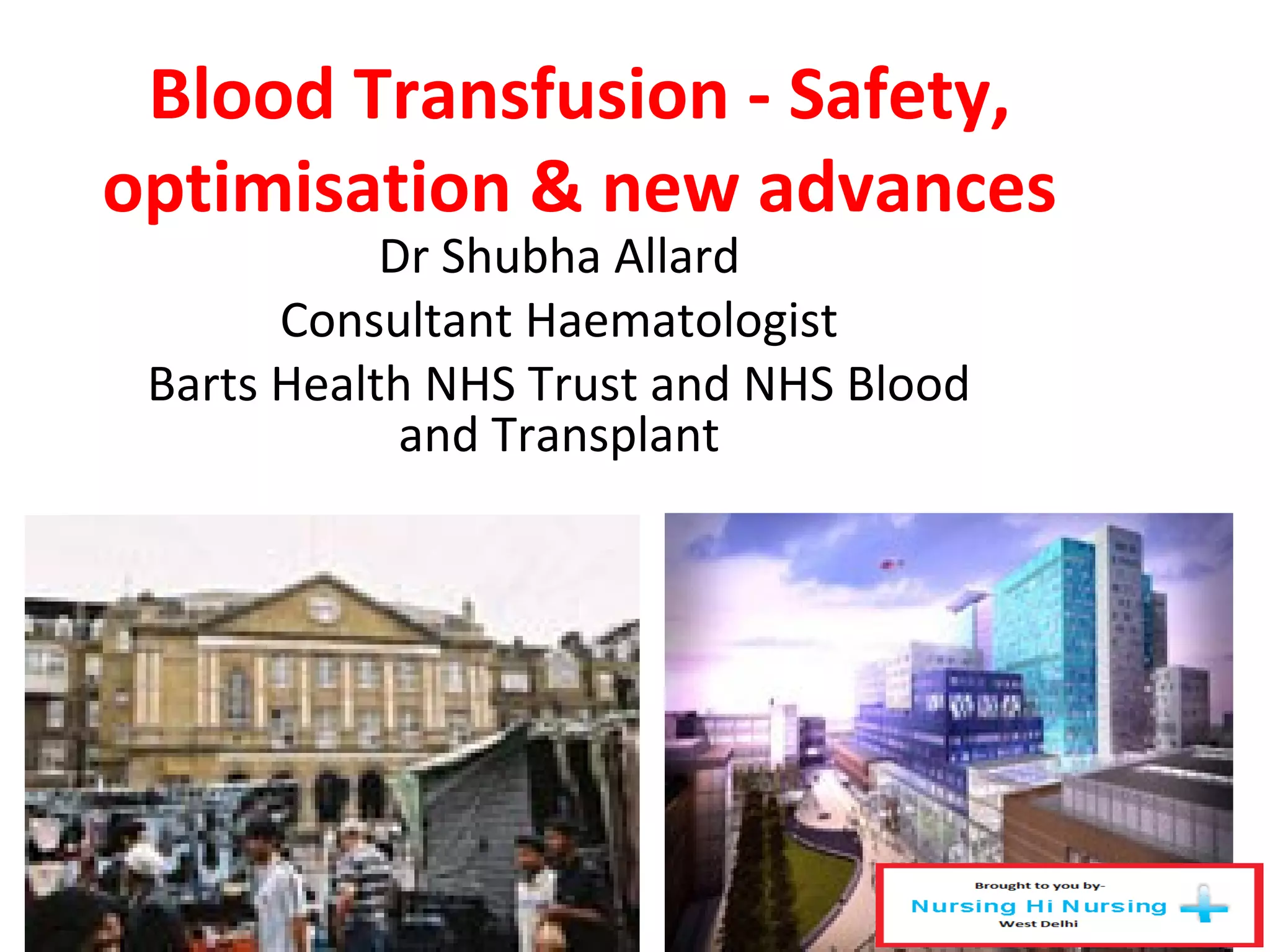 Blood transfusion | PPT