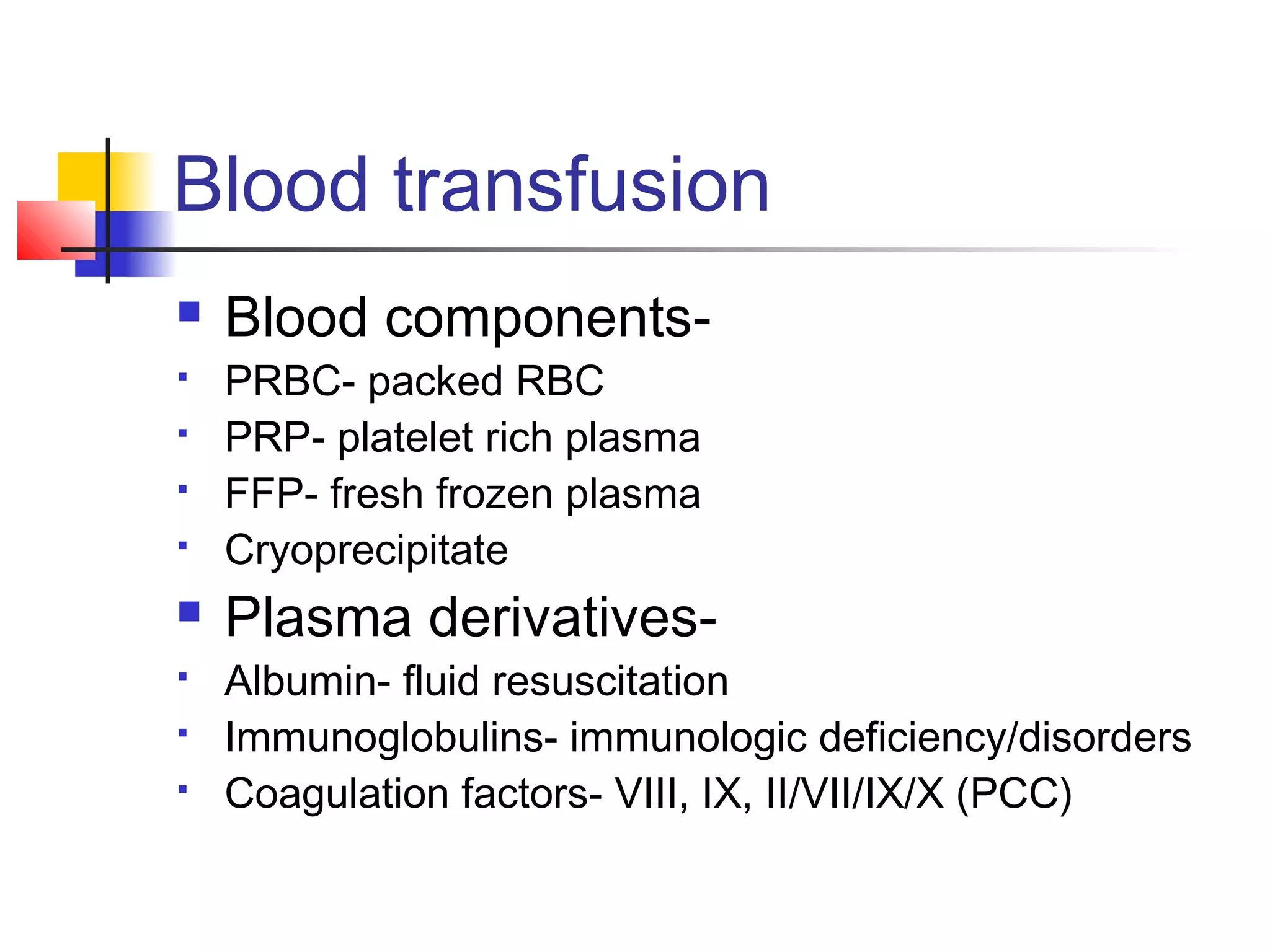Blood transfusion | PPT