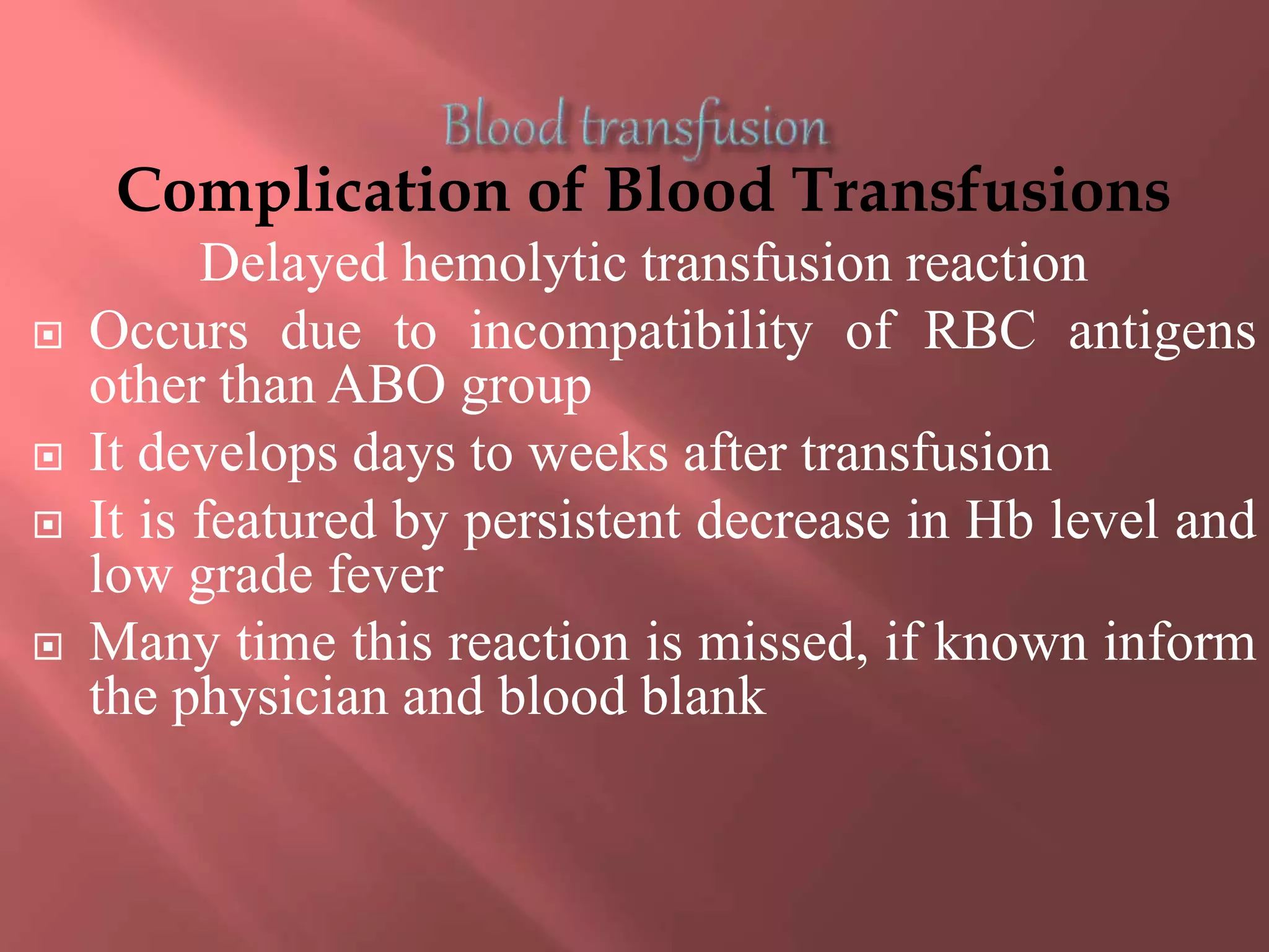 Blood transfusion | PPTX