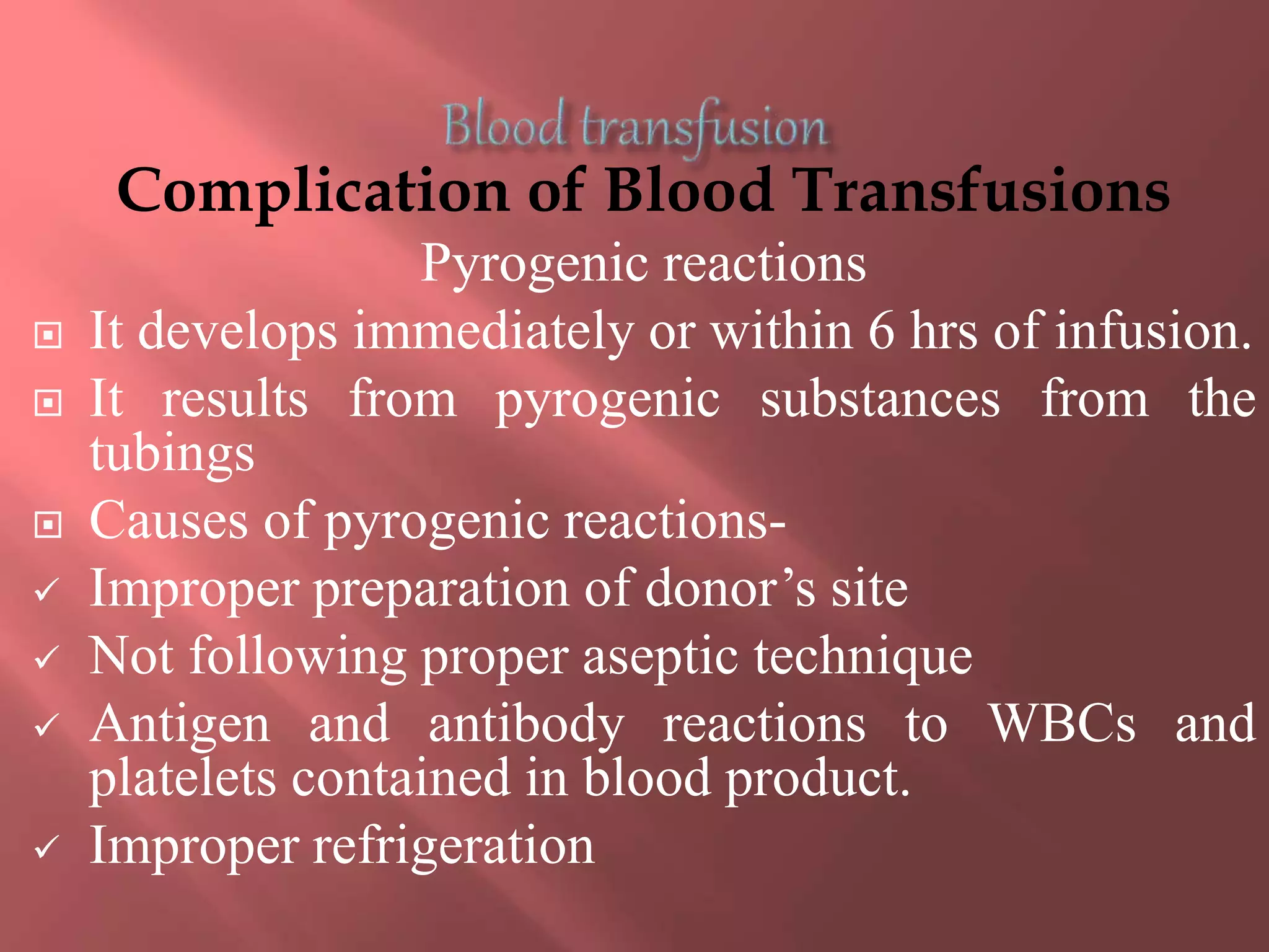Blood transfusion | PPTX