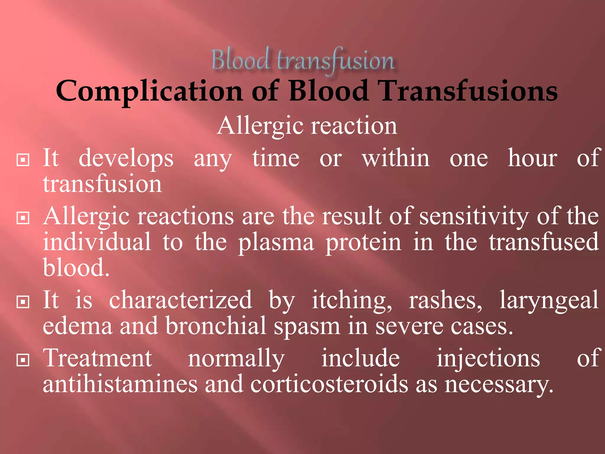 Blood transfusion | PPTX