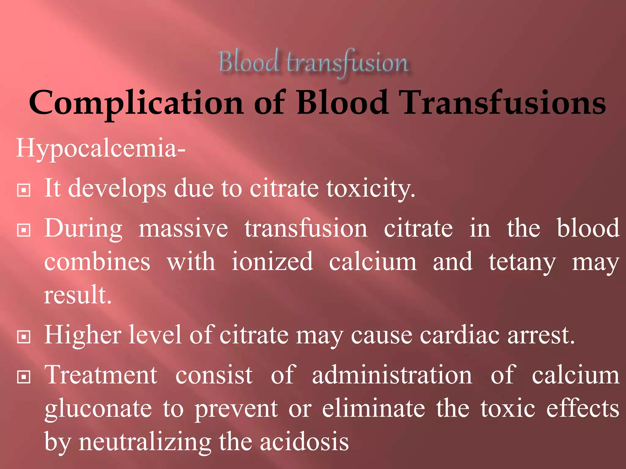 Blood transfusion | PPTX